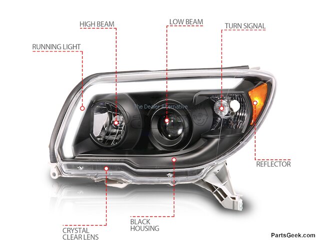 07 2007 Toyota 4Runner Headlight Assembly - Body Electrical - Action ...