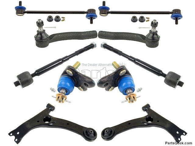 03 2003 Toyota Corolla Suspension Kit - Suspension - Mevotech, Front ...