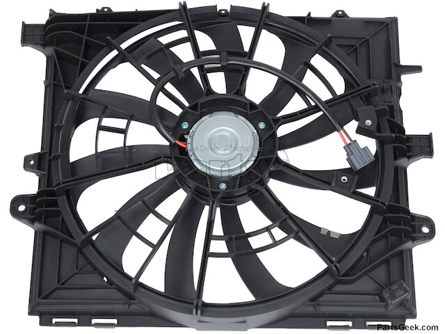 Cadillac CTS Radiator Fan - Cooling System - Replacement TYC Action ...