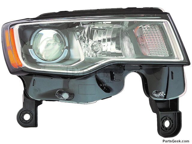 18 2018 Jeep Grand Cherokee Headlight Assembly - Body Electrical ...