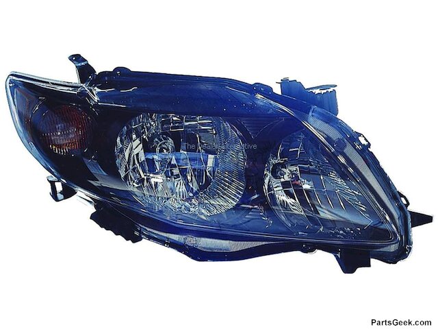 09 2009 Toyota Corolla Headlight Assembly - Body Electrical - Action ...