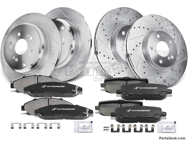 14 2014 Honda Pilot Brake Rotor - Brake - AC Delco, API, Advics ...