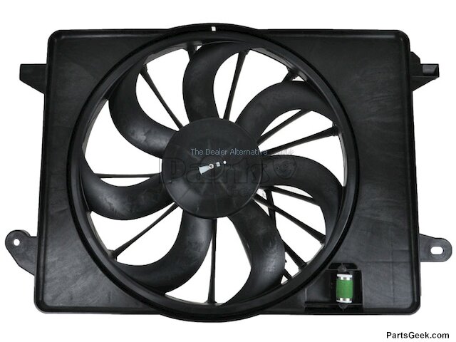 12 2012 Dodge Charger Radiator Fan Assembly Cooling System Apdi