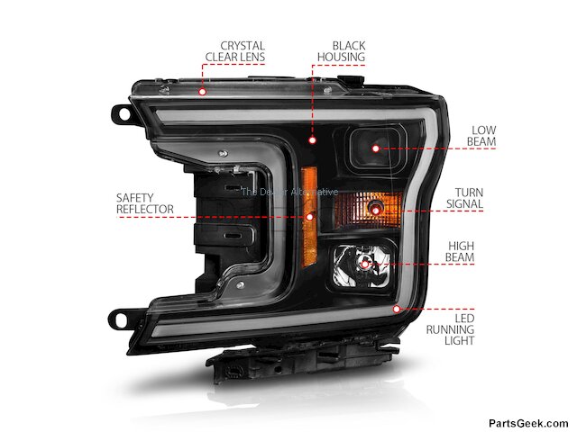 19 2019 Ford F150 Headlight Assembly - Body Electrical - Action Crash ...