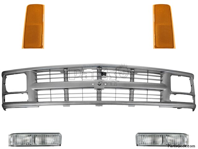 Chevrolet C1500 Grille - Grill - DIY Solutions - 1993 1990 1991 1992 ...