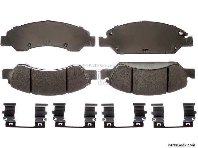15 2015 Chevrolet Silverado 1500 Brake Pad Set - Brake - AC Delco, API ...