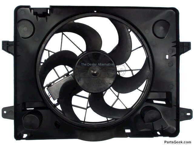 03 2003 Mercury Grand Marquis Radiator Fan Assembly - Cooling System ...