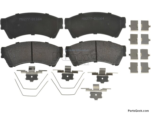 10 2010 Mazda 6 Brake Pad Set - Brake - AC Delco, API, Advics, Akebono ...