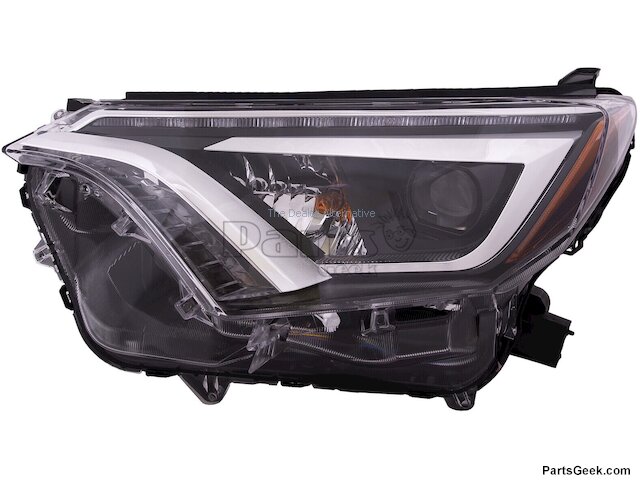 17 2017 Toyota RAV4 Headlight Assembly - Body Electrical - Action Crash ...