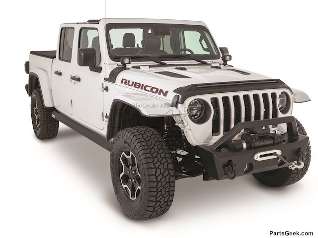 Jeep Gladiator Bug Shield - Bug Deflectors - Bushwacker Auto Ventshade ...