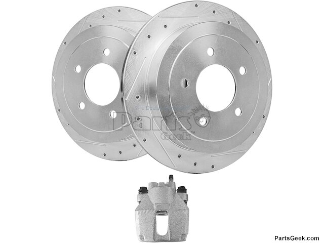 03 2003 Ford F150 Brake Rotor and Caliper Set - Brake - Detroit Axle ...