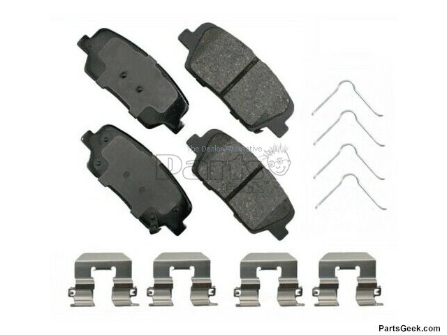 20 2020 Hyundai Santa Fe Brake Pad Set - Brake - AC Delco, API, Advics ...