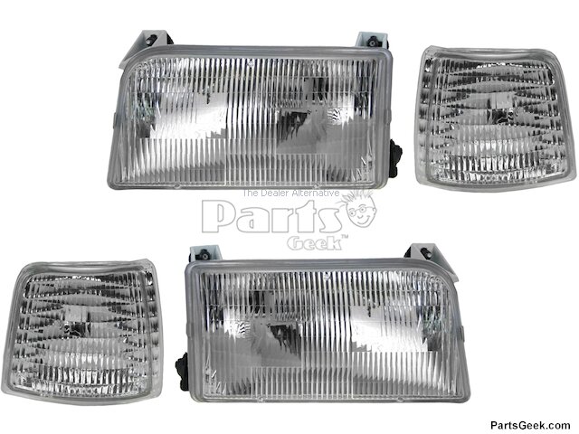 95 1995 Ford F150 Headlight Assembly - Body Electrical - Action Crash ...