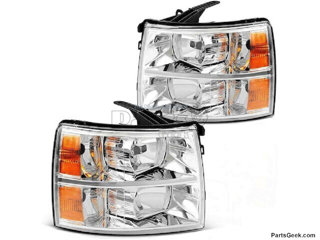 08 2008 Chevrolet Silverado 1500 Headlight Assembly - Body Electrical ...