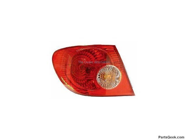 03 2003 Toyota Corolla Tail Light Assembly - Body Electrical - Action ...
