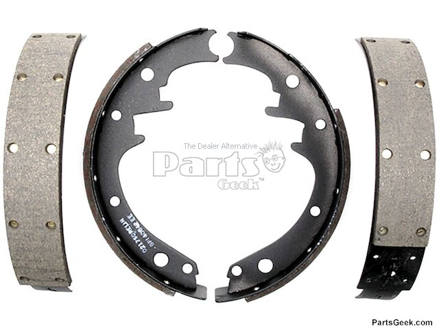 Jeep CJ5 Brake Shoes - Brake Drum Shoe - Centric Wagner Raybestos Crown ...