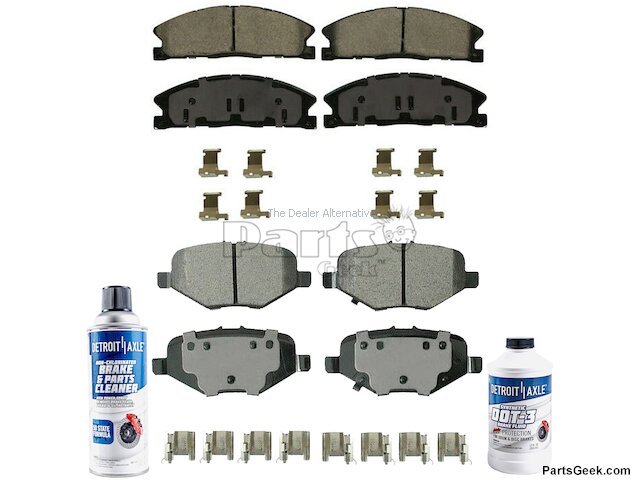 13 2013 Ford Explorer Brake Pad Set - Brake - AC Delco, API, Advics ...