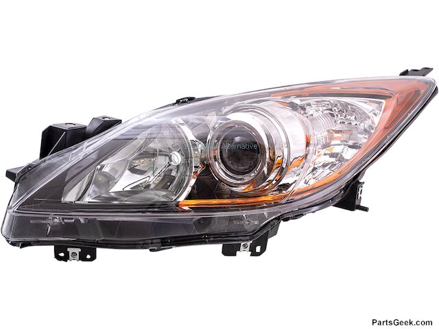 10 2010 Mazda 3 Headlight Assembly - Body Electrical - Action Crash ...