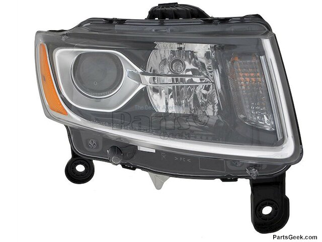 14 2014 Jeep Grand Cherokee Headlight Assembly - Body Electrical ...