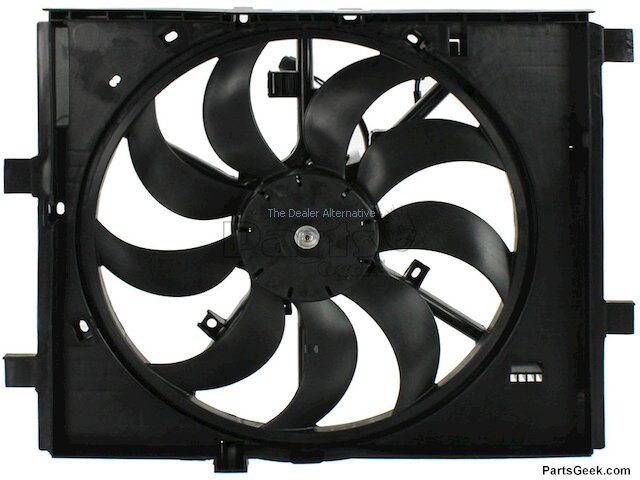 Nissan Juke Radiator Fan - Cooling System - Action Crash Dorman Four ...