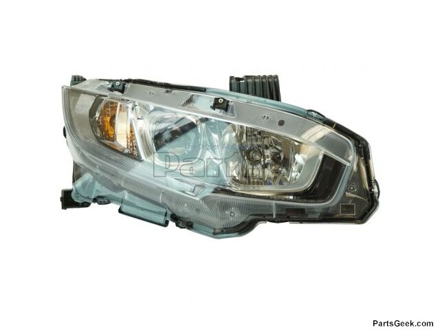 19 2019 Honda Civic Headlight Assembly - Body Electrical - Action Crash ...