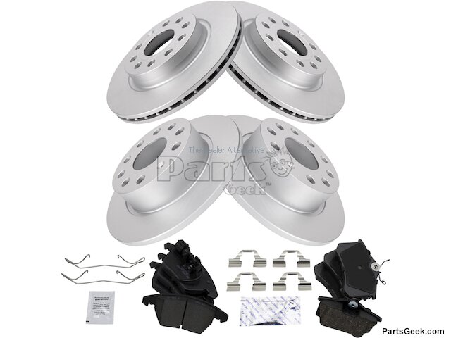 14 2014 Volkswagen Jetta Brake Rotor - Brake - AC Delco, API, ATE ...