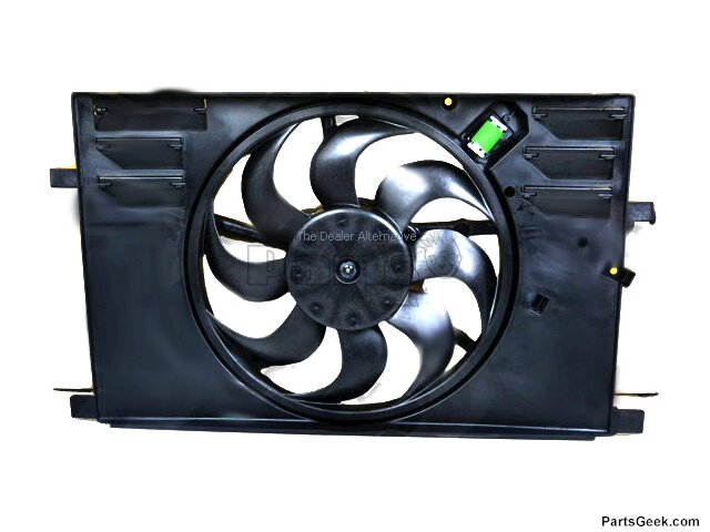 16 2016 Jeep Renegade Radiator Fan Assembly - Cooling System - APDI ...