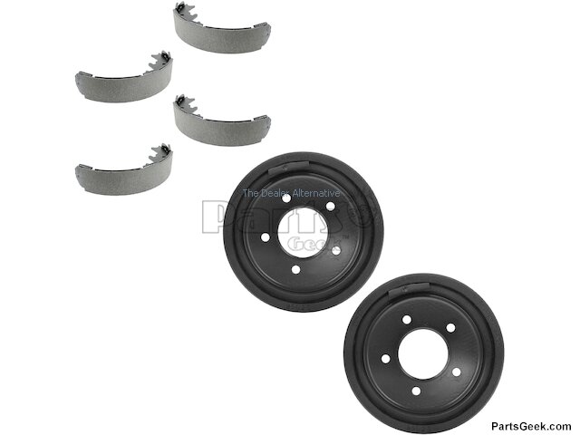 Ford F150 Brake Drum - Drum Brakes - Pronto Centric DuraGo Raybestos ...