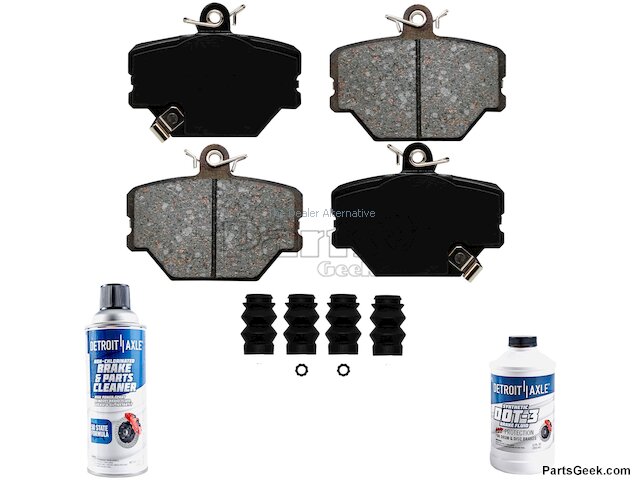 09 2009 Smart Fortwo Brake Pad Set - Brake - API, ATE, Akebono ...