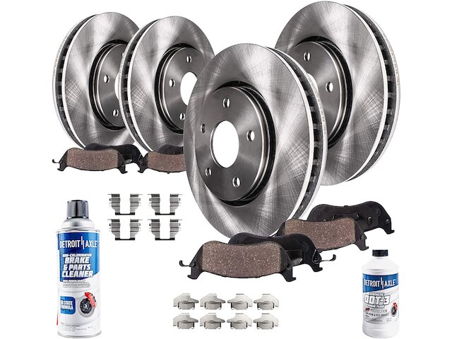 2013-2016 Ford Escape Brake Rotor - Detroit Axle 10PR1200691 - Front ...