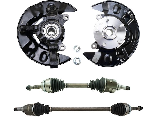 2003-2008 Toyota Corolla Axle and Steering Knuckle Kit - TRQ PSA27206 ...