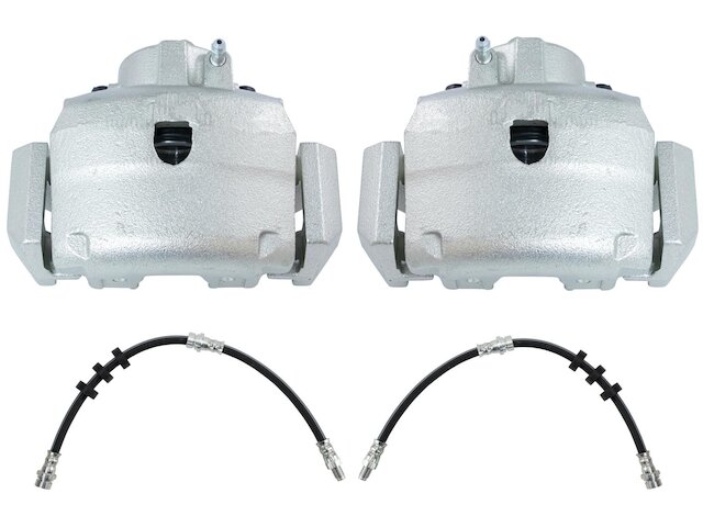 2001-2007 Ford Escape Brake Caliper and Brake Hose Kit - TRQ CLA41267 ...