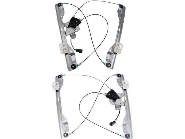 2015-2020 Ford F150 Window Regulator - TRQ WRA53132 - Front - PartsGeek.com