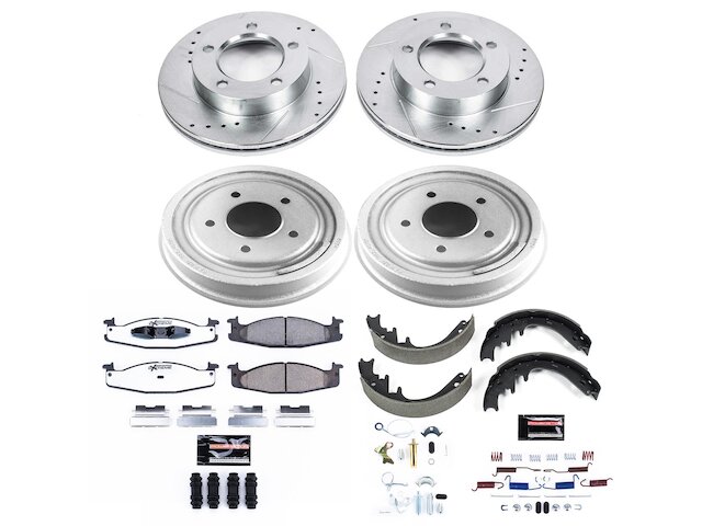 1994-1996 Ford Bronco Brake Rotor - Power Stop K15461DK-36 - Front and ...