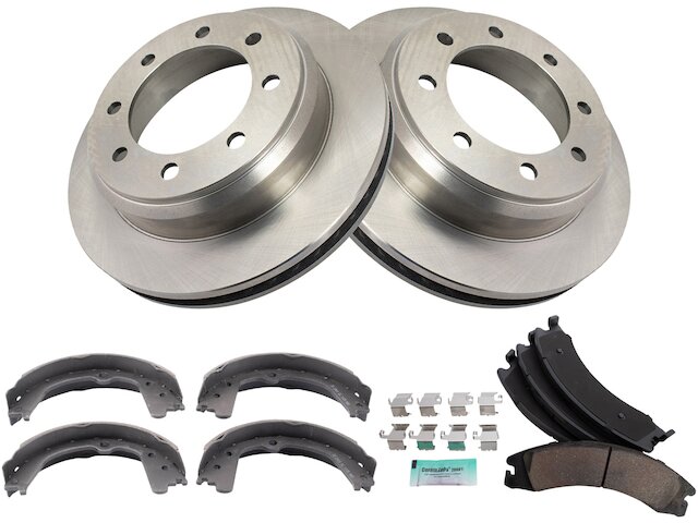 2008-2019, 2021 Ford E350 Super Duty Brake Rotor - TRQ BKA28182 - Rear ...