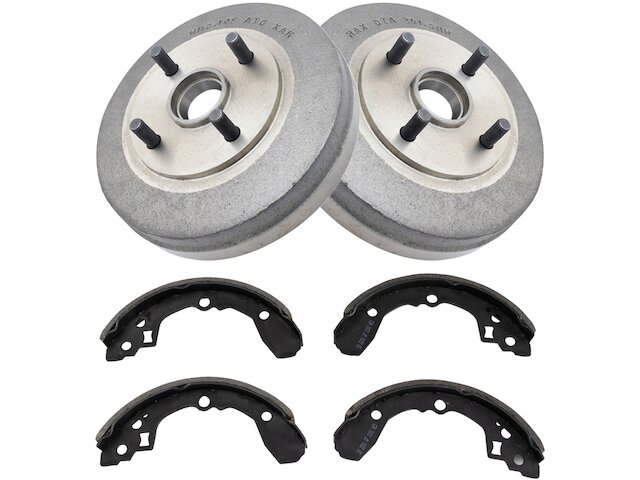 2004-2005 Kia Rio Brake Drum - TRQ BKA20714 - Rear - PartsGeek.com