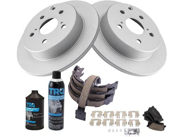 2006-2018 Toyota RAV4 Brake Rotor - TRQ BKA34822 - Rear - PartsGeek.com