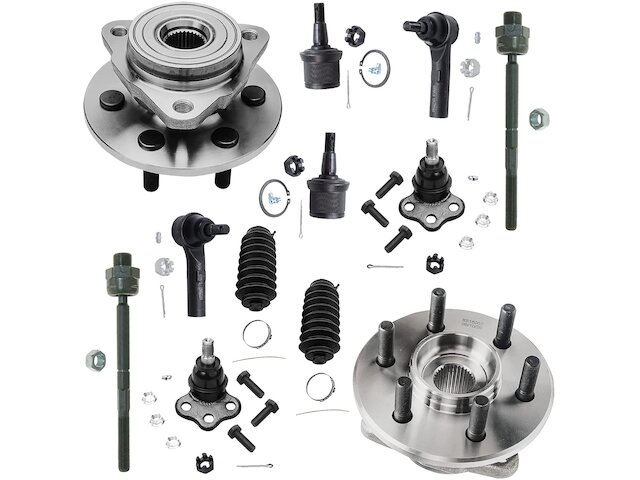 2000-2004 Dodge Dakota Wheel Hub Assembly - Detroit Axle 12WS1201583 ...