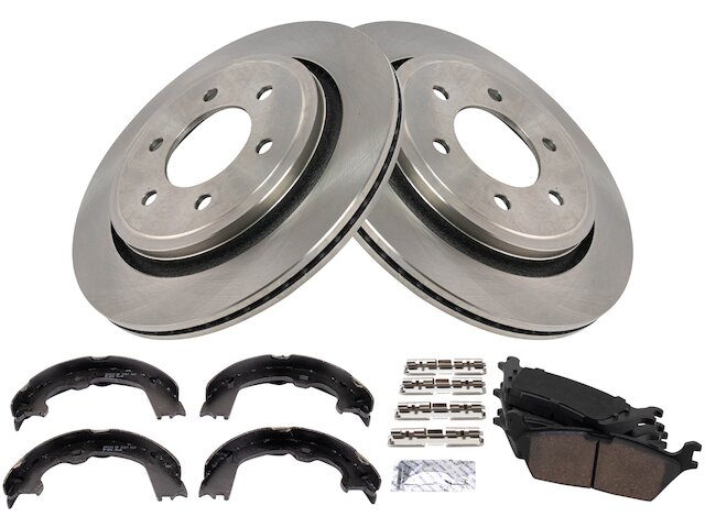 2015-2017 Ford F150 Brake Rotor - TRQ BKA28008 - Rear - PartsGeek.com
