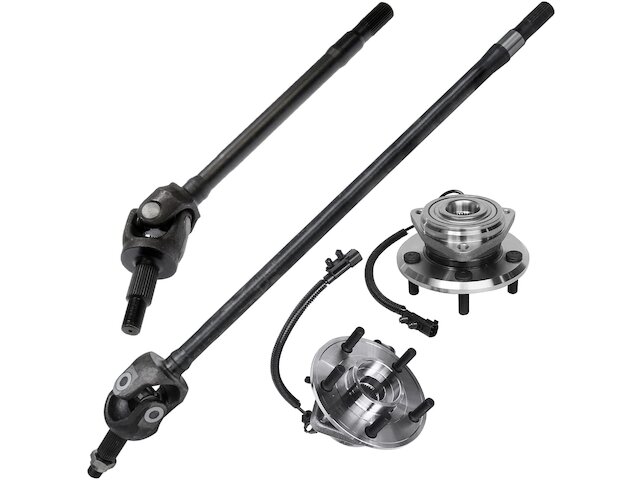 2007-2010 Jeep Wrangler Axle Assembly - Detroit Axle 80458.4A - Front ...