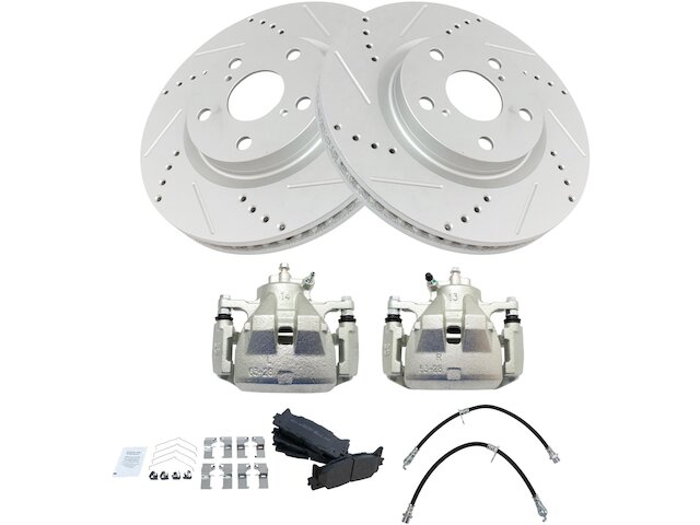 2012-2017 Toyota Camry Brake Rotor - TRQ BKA57889 - Front - PartsGeek.com