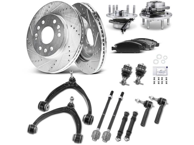 2007-2013 Chevrolet Silverado 1500 Brake Pad Rotor Wheel Hub Control ...