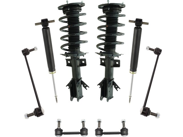 2013-2020 Ford Fusion Shock Absorber - TRQ SKA34392 - Front and Rear ...