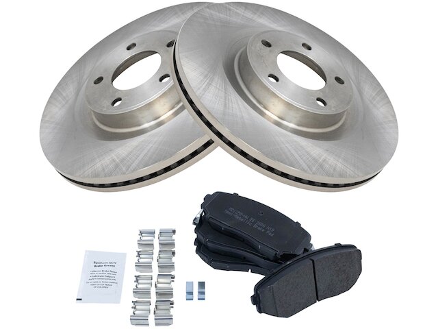 2007-2014 Ford Edge Brake Pad and Rotor Kit - TRQ BKA11022 - Front ...