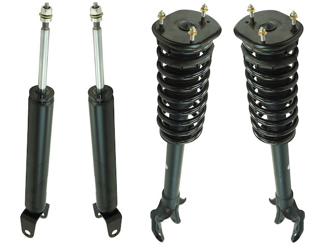 2011-2015 Jeep Grand Cherokee Shock Absorber - TRQ SKA85351 - Front and ...