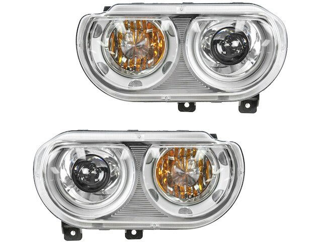 2008-2014 Dodge Challenger Headlight Assembly - DIY Solutions LHT03716 ...