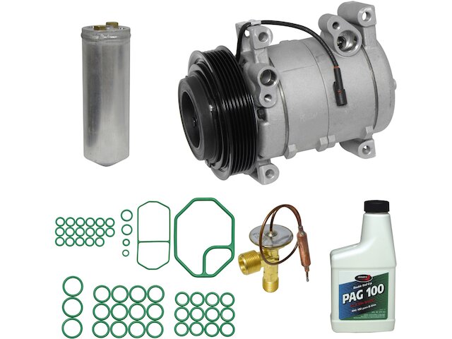 2002 Isuzu Trooper A/C Compressor - UAC KT 1010 - PartsGeek.com