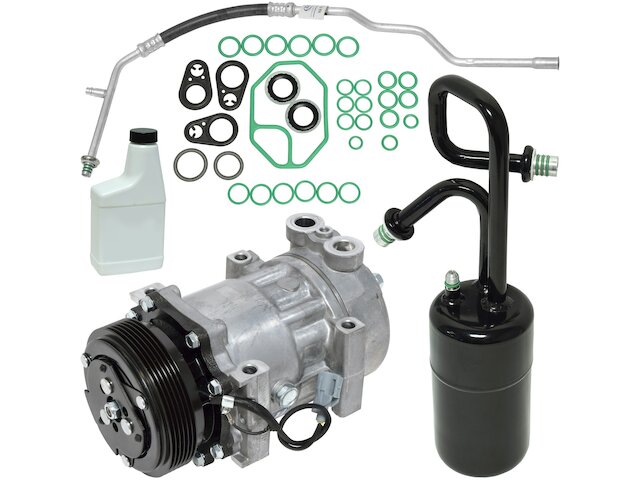 1997-1998 Jeep Wrangler A/C Compressor - UAC KT 4907 - PartsGeek.com