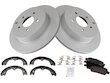 2018 Infiniti Q50 Brake Rotor - TRQ BKA28444 - Rear - PartsGeek.com
