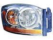 2006 Dodge Ram 2500 Headlight Assembly - Depo 334-1115R-AS1 - Right ...